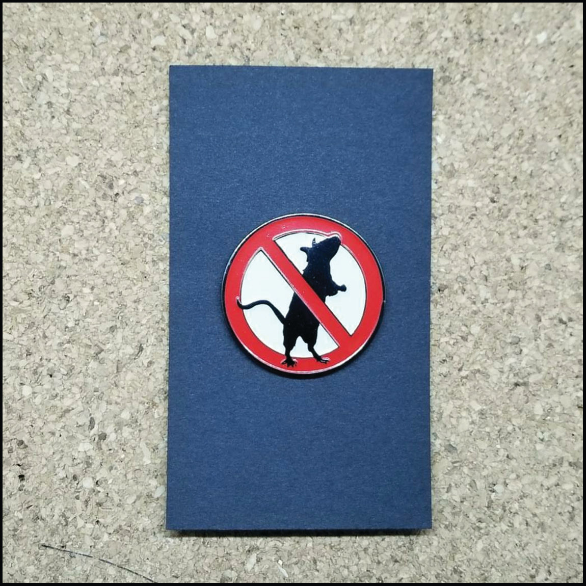 No Rats Allowed - Enamel Pin – Graffitipins by KORUPTED NYC